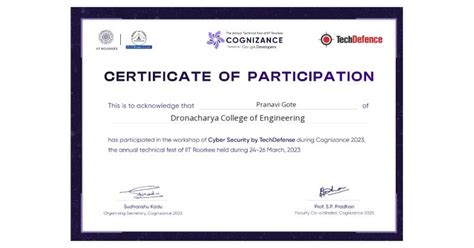 Pranavi Gote On Linkedin Pranavi Gote Certificate Of Workshop On