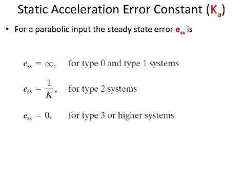 Control Systems CS Lecture Steady State Error Dr