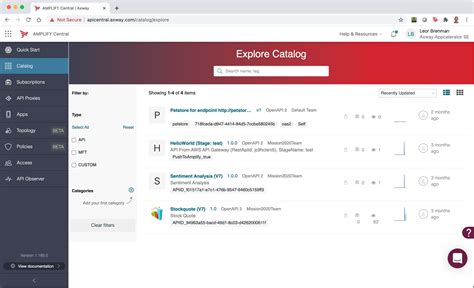 Amplify Central Connected API Gateways Using Agents