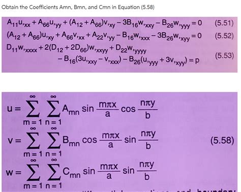 using the expressions for deflections u v w in
