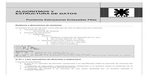 ALGORITMOS Y ESTRUCTURA DE DATOS · PDF fileALGORITMOS Y ESTRUCTURA DE ...