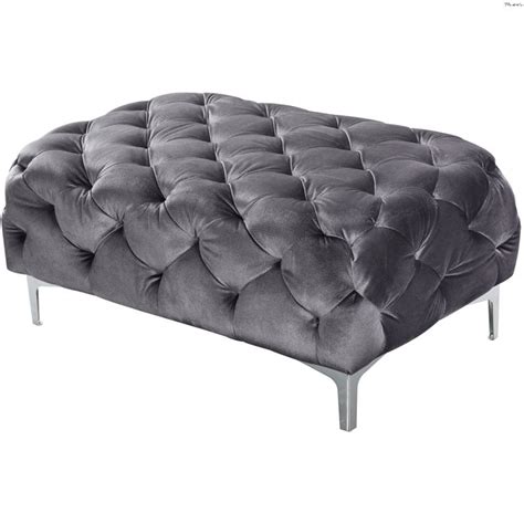 Top 10 Of Elevate Your Space A Deep Dive Into Charcoal Gray Velvet Tufted Rectangular Ottomans