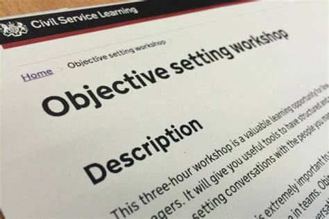 Five Tips For Effective Objectives Setting Civil Service