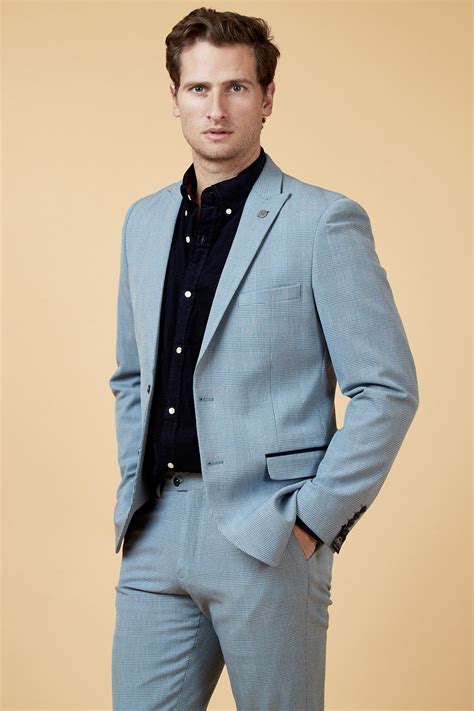 Marc Darcy Bromley Blazer Sky Reef Menswear