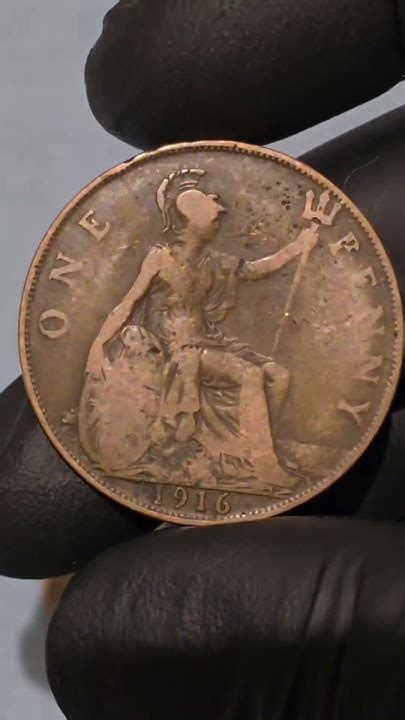 1916 One Penny Coins England History Kacoin Numismatics Trending