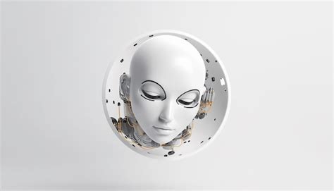 Premium Ai Image Artificial Intelligence Logo Minimalist 3d Ai Simple And White Background