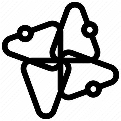 Atom Galaxy Research Science Structure Protons Icon Download On
