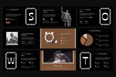 timeless powerpoint template dark mode incl presentation and moment