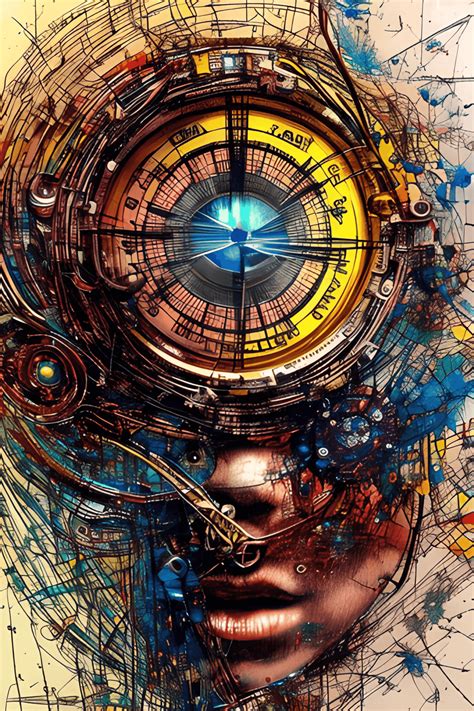 Hd Animated Robot Compass · Creative Fabrica