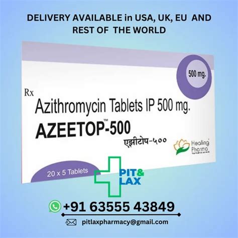 Azithromycin 500 Mg Tablets At ₹ 120box Azithromycin 500 Mg In Surat