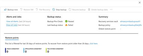 Virtual Machine VM Backup And Restore Vault DB Cloud TECH