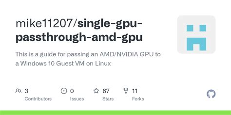 GitHub Mike Single Gpu Passthrough Amd Gpu This Is A Guide For Passing An AMD NVIDIA GPU