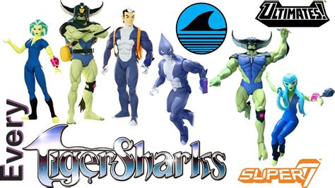 Every Super7 Tigersharks Ultimates From Rankinbass 1987 Comparison