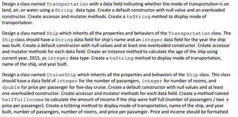 Solved I Need A Java Program Help Please Design A Class Chegg Com