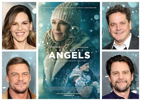 Exclusive Ordinary Angels Interviews With Hilary Swank Alan Ritchson