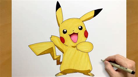 How To Draw Pikachu From Pokemon Easy To Draw Draw Anime Youtube