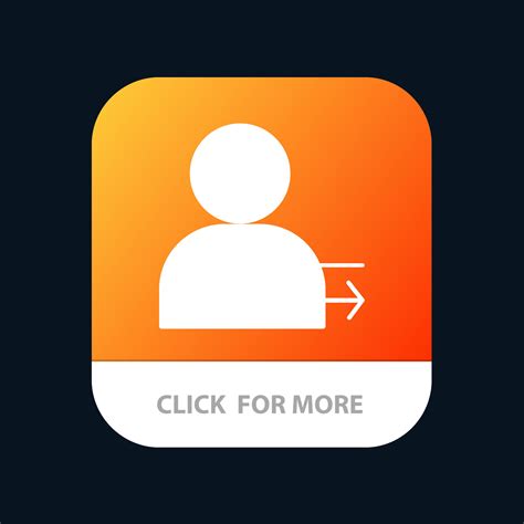 Man Arrow Left Right Mobile App Button Android And Ios Glyph Version