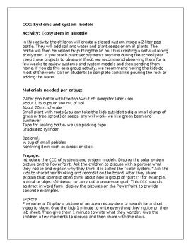 System And System Models By Adamson Science Corner TPT