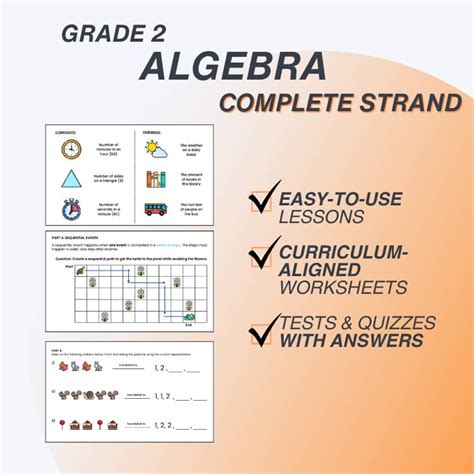 No Prep Grade 2 Ontario Math Full Algebra Strand By Aira Publishing