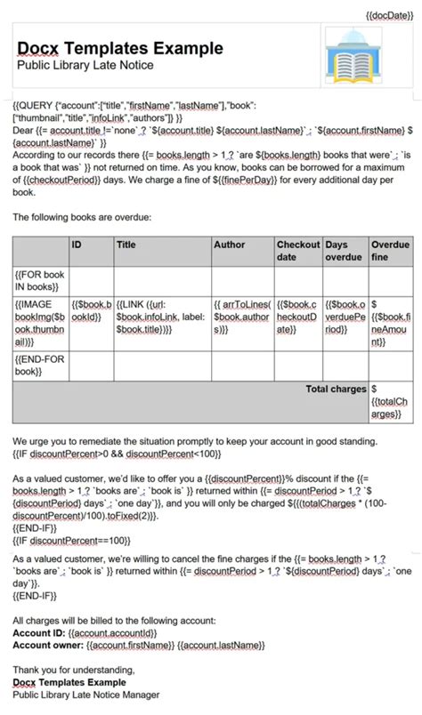 Advanced Javascript Document Generation Docx Templates