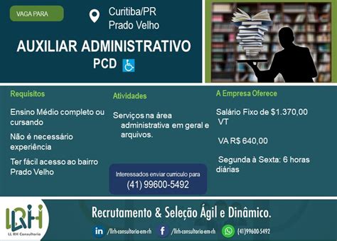 Loriane Leal On Linkedin Administrativo Vagas Pcd