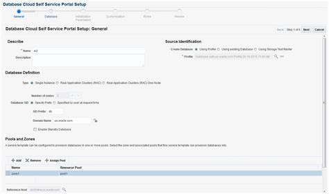 Creating Databases Using Database Template