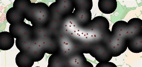 Interpreting Raster Values Generated By Qgis Heatmap Plugin