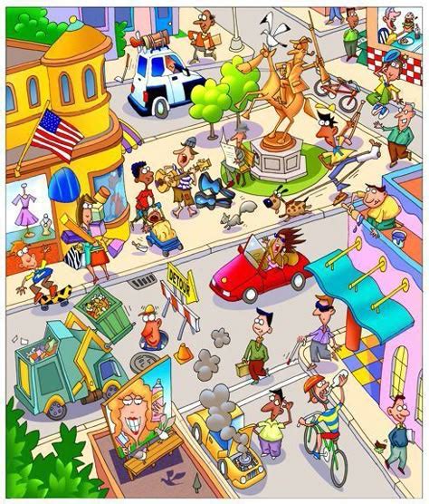 Slp Busy Scenes Picture Writing Prompts Picture Prompts Silly Pictures