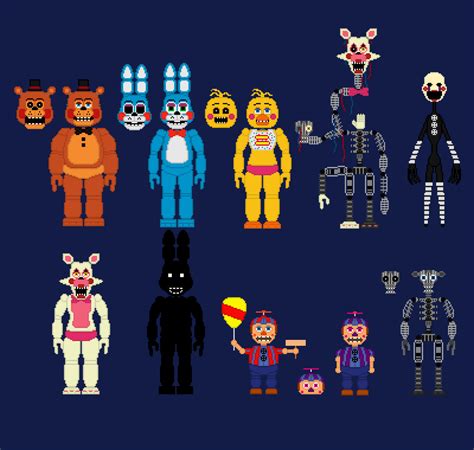 Fnaf 2 Toy Animatronics By Promtheman360003 On Deviantart