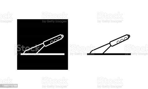 자동차 핸드 브레이크 아이콘입니다 자동차 기계 기어 박스의 일부 실루엣과 선형 오리지널 로고 브레이크에 대한 스톡 벡터 아트 및 기타 이미지 Istock