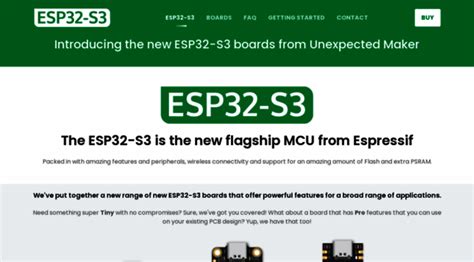 Esp32 S3 The New Flagship Mc Esp32 S3