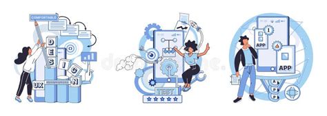 Application Testing Metaphor Vector App Test Litmus Paper Of Apps