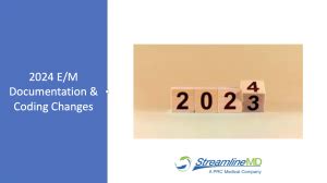 2024 E M Documentation And Coding Changes StreamlineMD