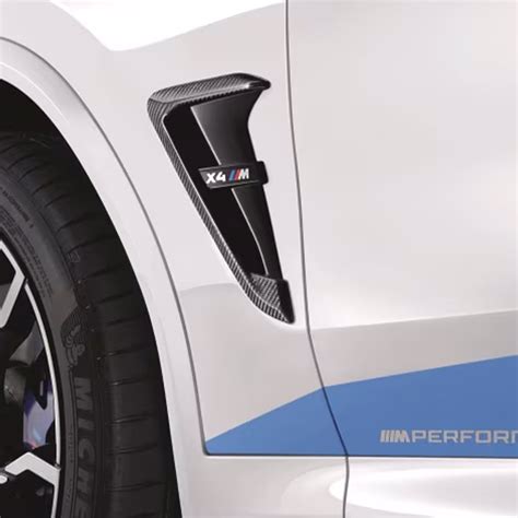 Bmw M Performance Carbon Fibre Side Badge Trims For F97 X3m And F98 X4m