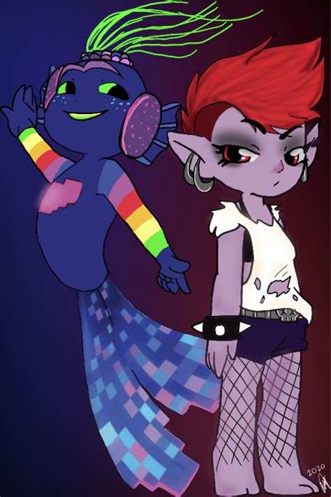 King Trollex And Queen Barb By Grecogecko57 On Deviantart