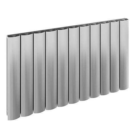 Reina Greco Horizontal Single Panel Aluminium Radiator Polished