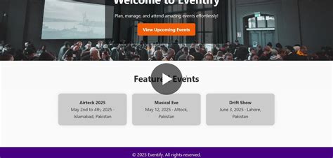 Webdevelopment Fullstackdevelopment Mysql Nodejs Eventmanagement Abdullah Gulfaraz