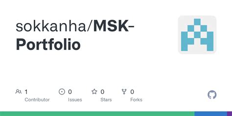 GitHub Sokkanha MSK Portfolio