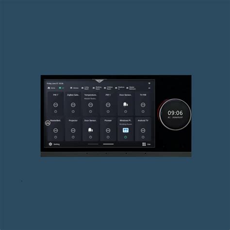 Tuya Smart Home Automation Control Panelhub 8 Inch Screen Zigbee Gateway Music Audio Amplifier