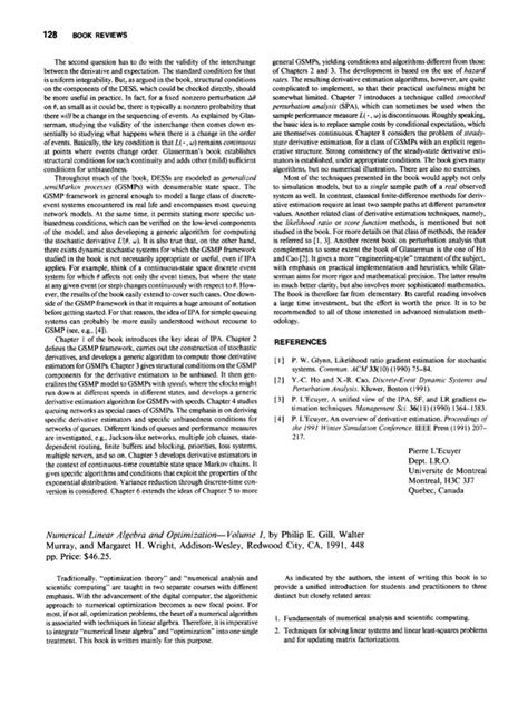 Numerical Linear Algebra And Optimizatio Pdf System Of Linear Equations Matrix Mathematics