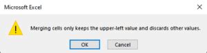 Merge Cells Without Losing Data In Excel