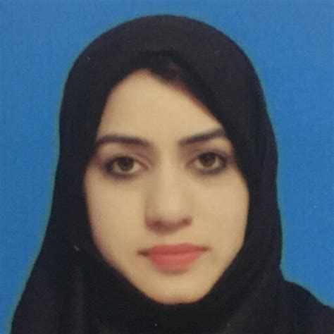 Maryam Zafar University Of The Punjab Lahore Pu School Of Biological Sciences Research