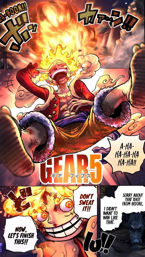 Luffy Gear 5 In Manga
