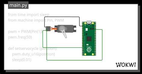 Servomotor Wokwi Esp32 Stm32 Arduino Simulator