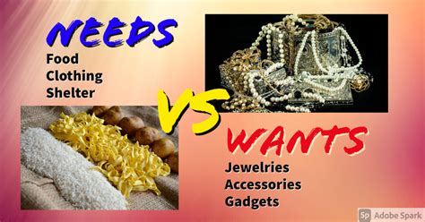 Needs Vs Wants Adobe Education Exchange