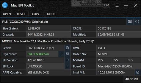 Download Mac Efi Toolkit Majorgeeks
