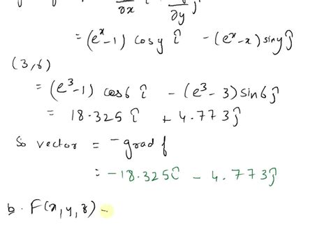 Solved Consider The Function F X Y E X Cos Y Suppose S Is The