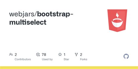 Github Webjarsbootstrap Multiselect