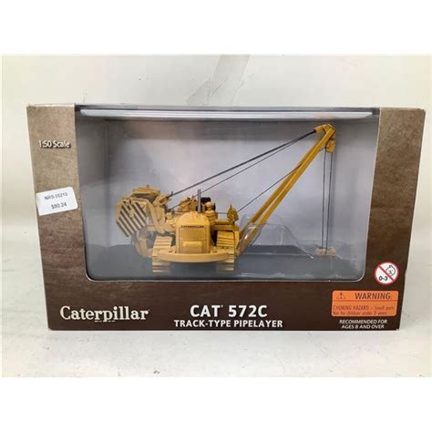 New Collector Die Cast Caterpillar Cat 572c Track Type Pipelayer 116
