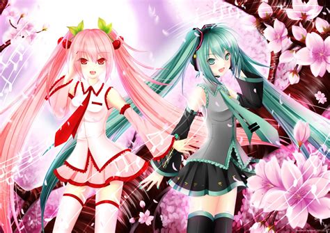 Cherry Miku Wallpapers Wallpaper Cave